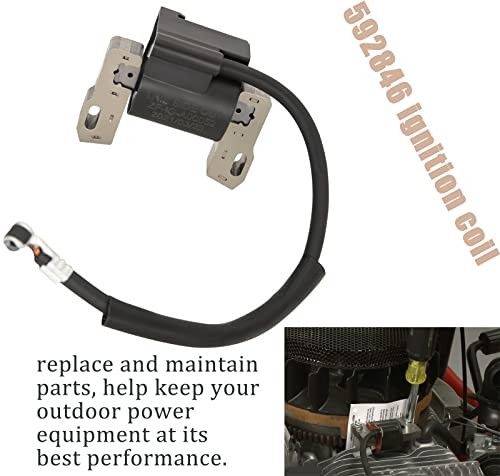 592846 Ignition Coil for Briggs and Stratton Ignition Coil, Replaces ...