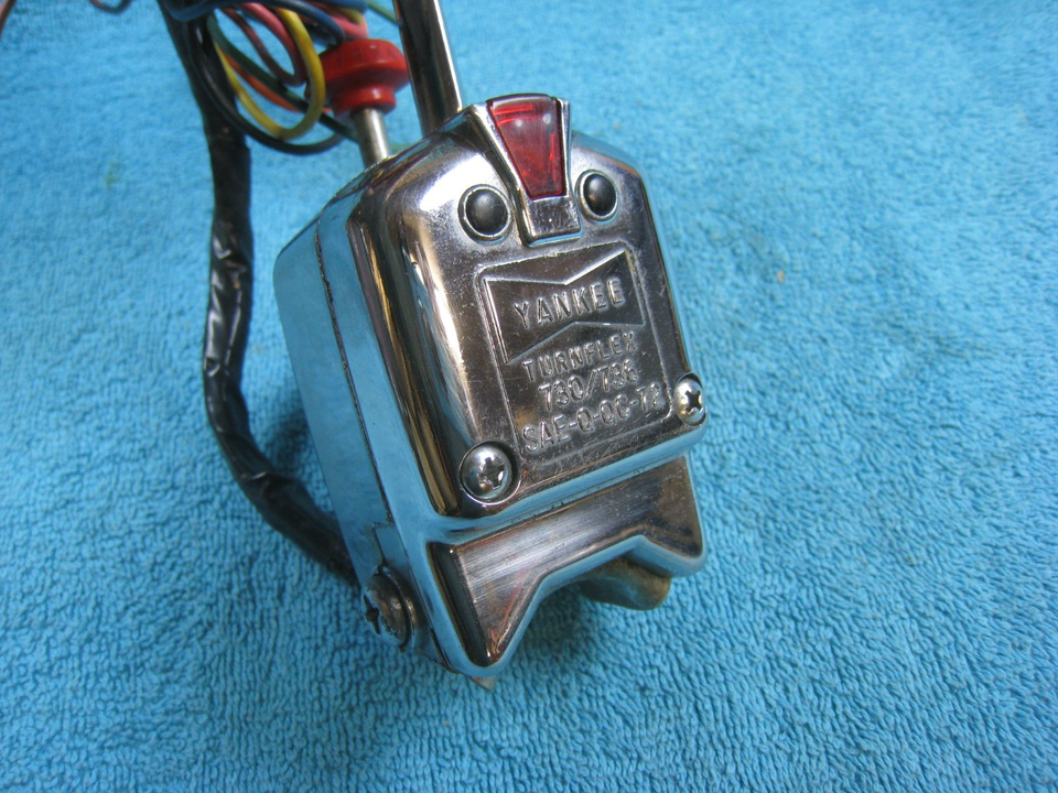 Vintage YANKEE Chrome Turn Signal Accessory Part Blinker Switch 730 736 ...