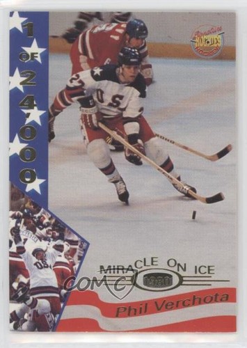 1995 Signature Rookies Miracle on Ice 1980 - Phil Verchota #38 /24000 ...