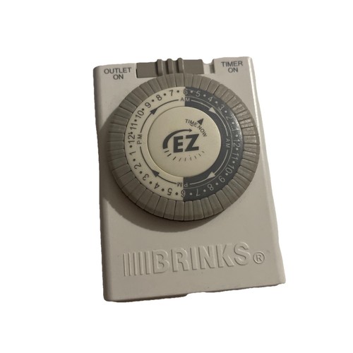 Brinks 24 Hour EZ Indoor Mechanical Timer Type: 42-1023 Works Great | eBay