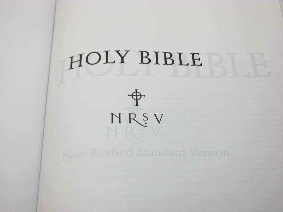 NRSV Standard Bible by Harper COLLINS 2007 Hardcover Black | eBay