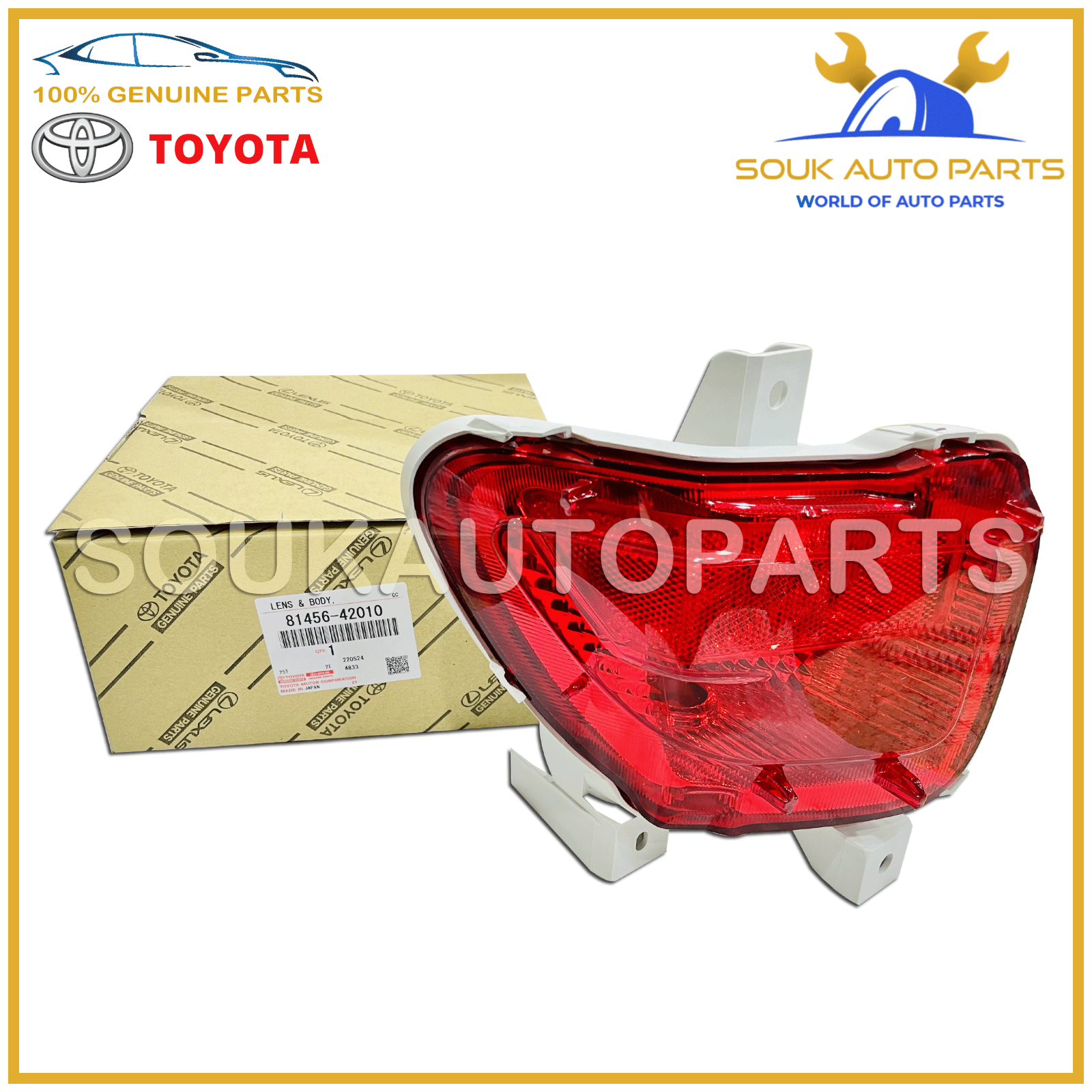 81456-42010 Genuine Toyota LENS, REAR FOG LAMP Toyota RAV4 Vanguard ...