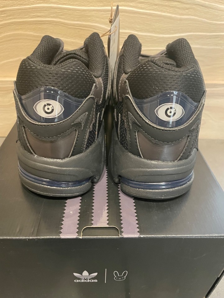 Sz 4-14 Bad Bunny Adidas Originals Response CL Triple Black ID0805 | eBay