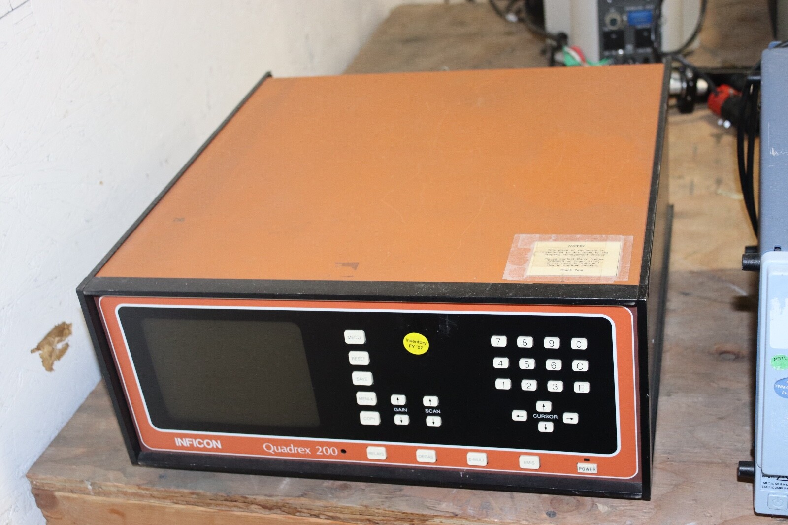 Leybold Inficon Quadrex 200 Residual Gas Analyzer Controller | eBay