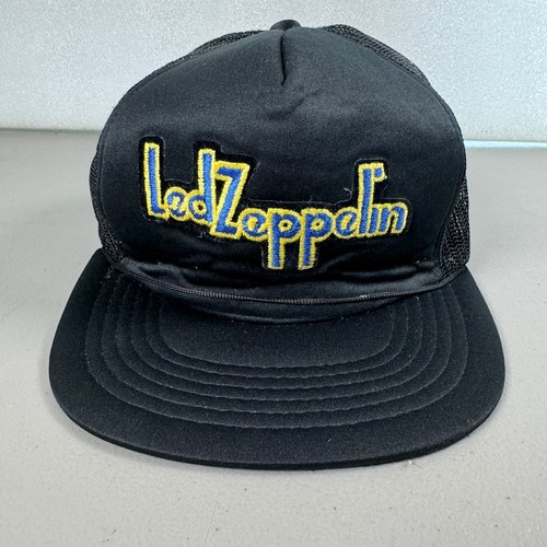 Led Zeppelin Hat Snapback Foam Trucker Rock & Roll 70's 80's Vintage ...