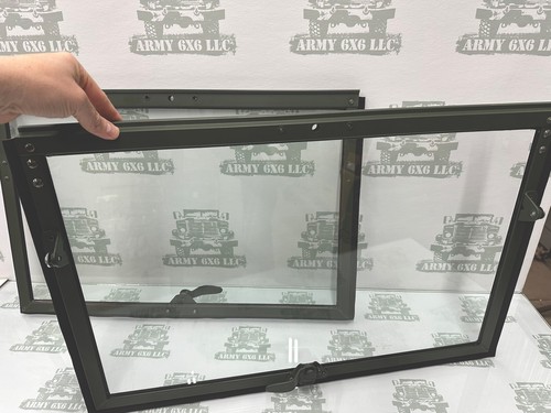2 New Complete Windshield Set Frame M809 M35a2 2.5 and 5 ton M35 M35a3 ...