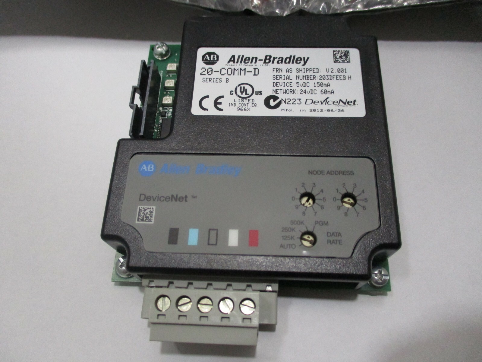 ALLEN-BRADLEY 20-COMM-D SERIES B COMMUNICATION MODULE | eBay