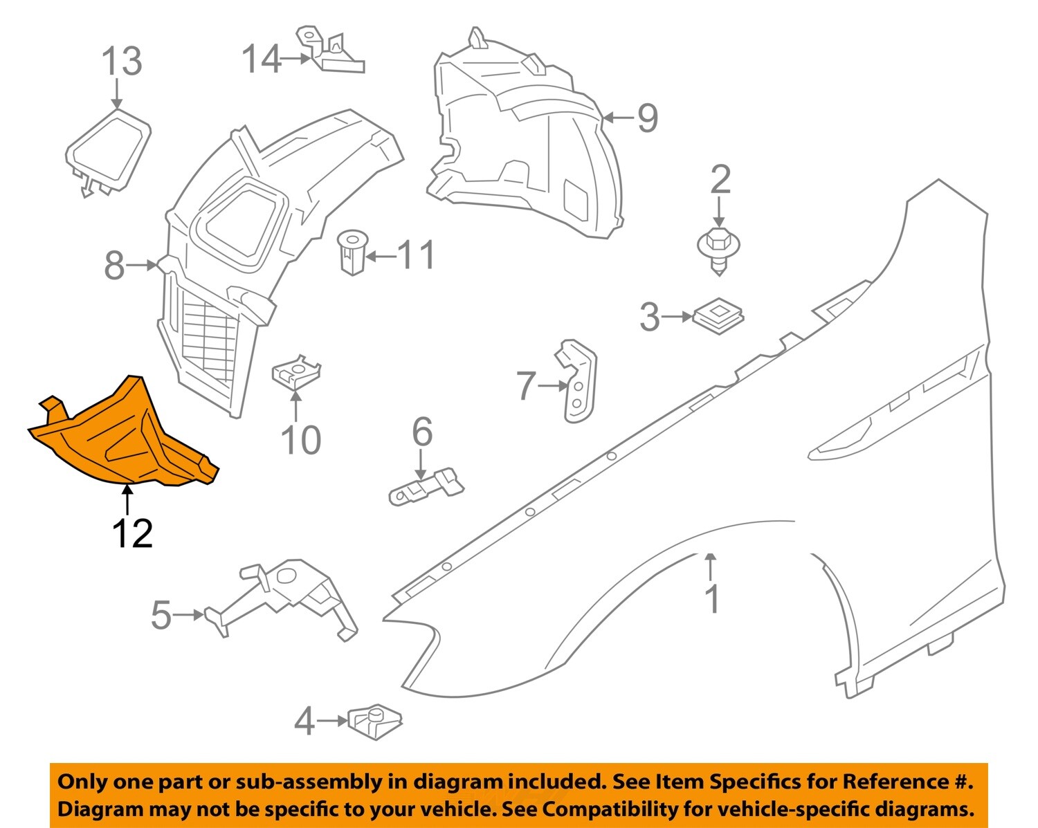BMW 6 F12 Bottom Cover Left 51758056067 8056067 Genuine for sale online ...