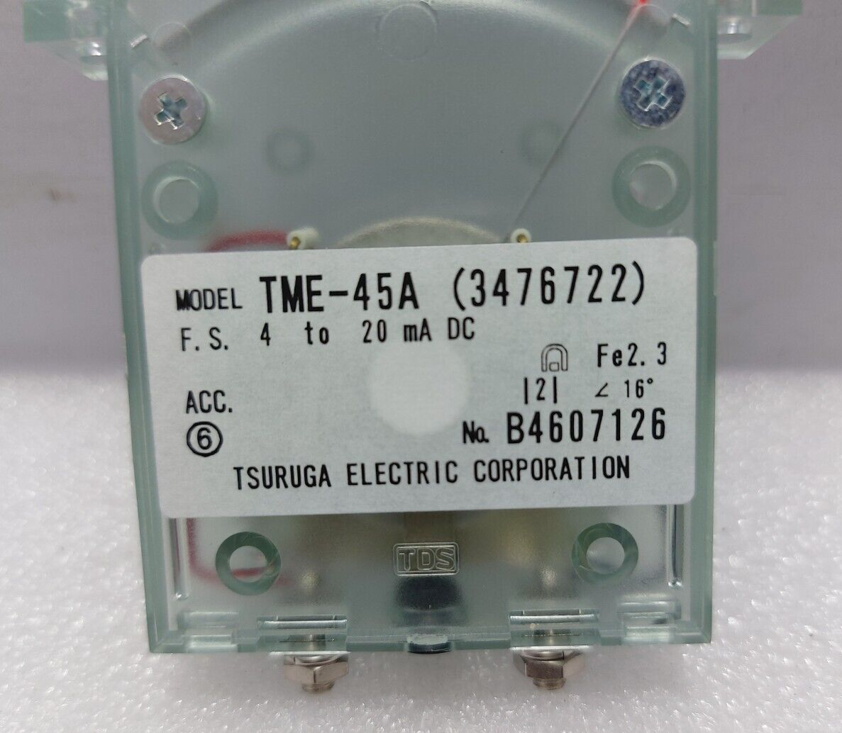 Tsuruga Electric TME-45A Meter Relay DC4 20mA 1500V for sale online | eBay
