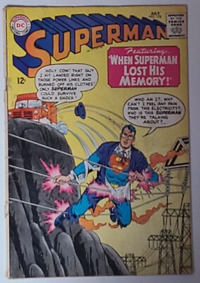 SUPERMAN #178 (DC 1965) SILVER AGE! EST~G (2.0) “WHEN SUPERMAN LOST HIS ...