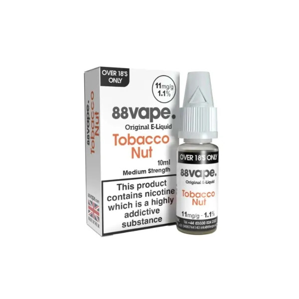 88 Vape E-Liquid | 10ml | 44 Flavours | All Strengths | 10 & 20 Packs ...