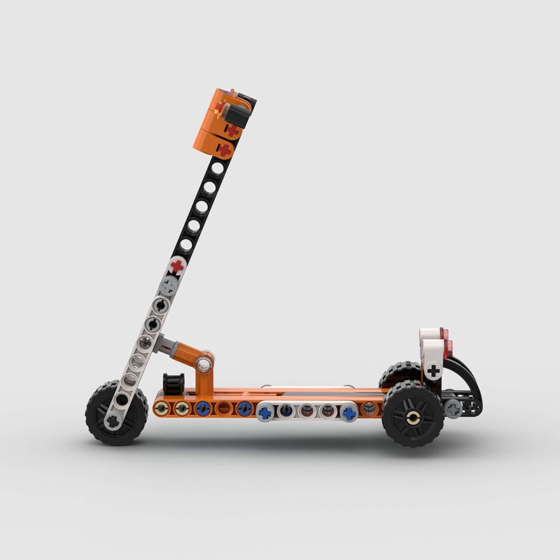 79 PCS MOC Mini Scooters Building Blocks Kids Creative Assembly Model ...