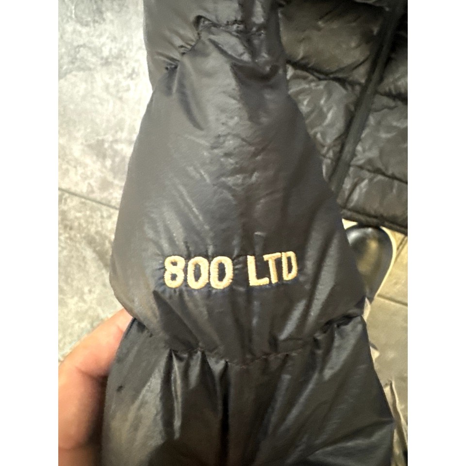 Men's Vintage The North Face Nuptse 800 LTD Puffer Jacket Large Black ...