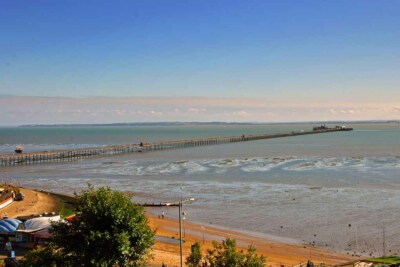 Southend on Sea Pier Three Shells Beach Essex England Photograph ...