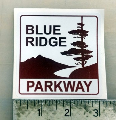 Blue Ridge Parkway scenic byway sticker decal 3"x3" | eBay