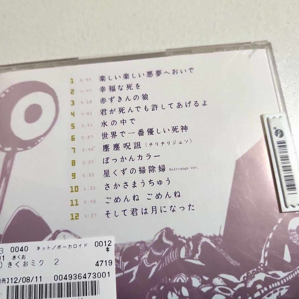 Hatsune MIKU KIKUO MIKU 2 CD Vocaloid Indies Album Sound Works Music ...