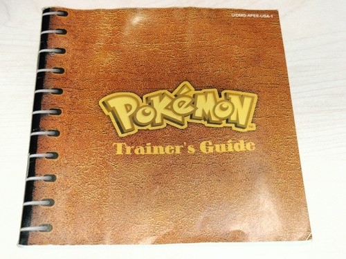 Nintendo Pokemon Blue Gameboy Trainer's Guide Instruction Manual ...