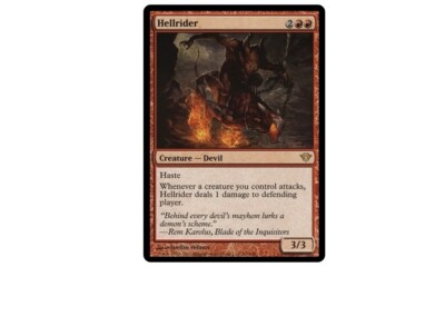 Hellrider x 1 + 10 random rares! mtg rare lot Christmas gift!! | eBay
