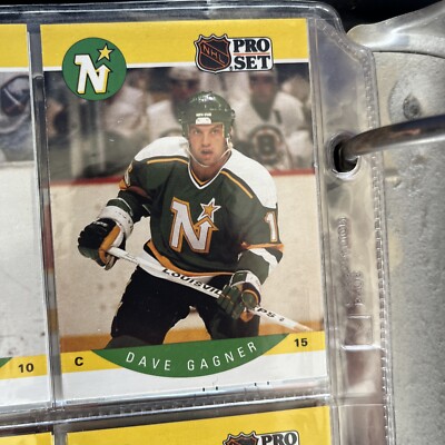 1990-91 Pro Set Hockey Card Dave Gagner Minnesota North Stars #138 | eBay