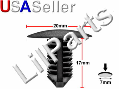 VW Audi Interior Trim Panel & Cowl Cover Retainer N90-911-301 N90911301 ...