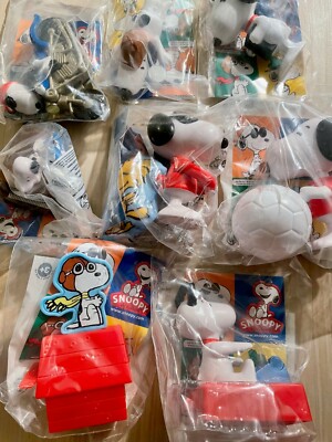 Snoopy Burger King complete set kids club 8 lot new Toy sealed 2007 ...