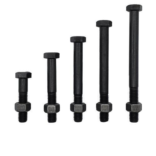 M27 x 180mm Hex Bolt & Nut Metric Coarse 3p High Tensile Class 12.9 ...