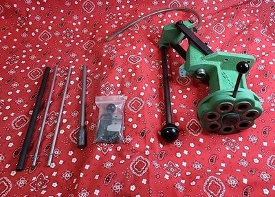 REDDING 7 STATION TURRET PRESS RELOADING DIE PRESS WITH ACCESSORIES ...
