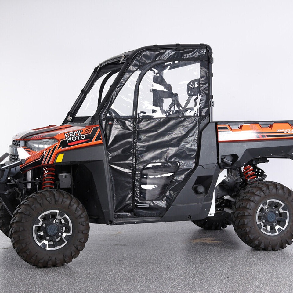 Soft Doors Kit Cab Enclosure for Polaris Ranger XP 1000 2017-2024 2025 ...