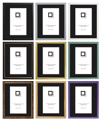 Picture Photo Frames Fitted With Glass Choice of 11 Colours By Frame ...