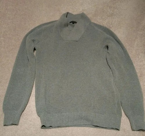 EXPRESS Men's Gray Shawl Collar Sweater - Size Small | eBay