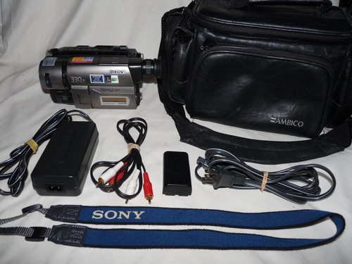 Sony CCD-TRV43 HI8 8mm Video8 camera Camcorder VCR Player Video ...