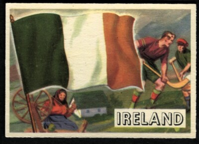 Trade Card, A&BC Chewing Gum, FLAGS OF THE WORLD, 1959, Large, Ireland ...