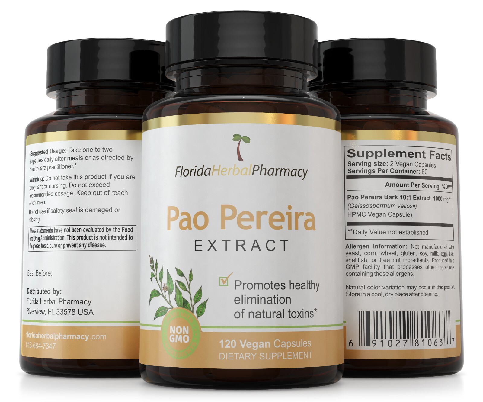 Pao Pereira Bark Extract Capsules 10:1 (120 Capsules) Supplement | eBay
