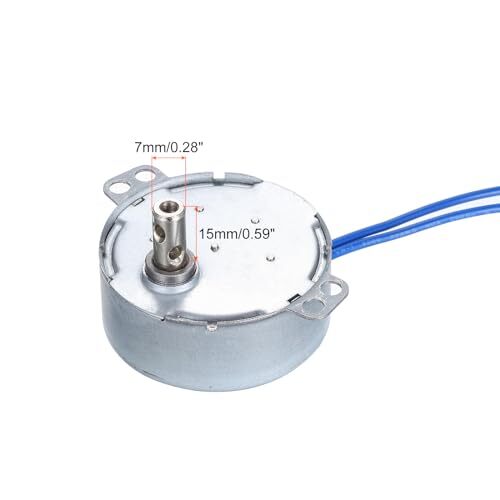 TYC-50 Small Synchronous Motor 100-127V AC 5-6RPM Shaft Rotation CW 4W ...