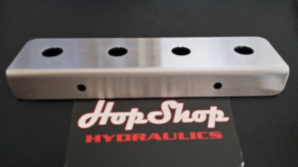LOWRIDER HYDRAULICS Switch Plate Panel 4 Hole (STAINLESS) 16g | eBay