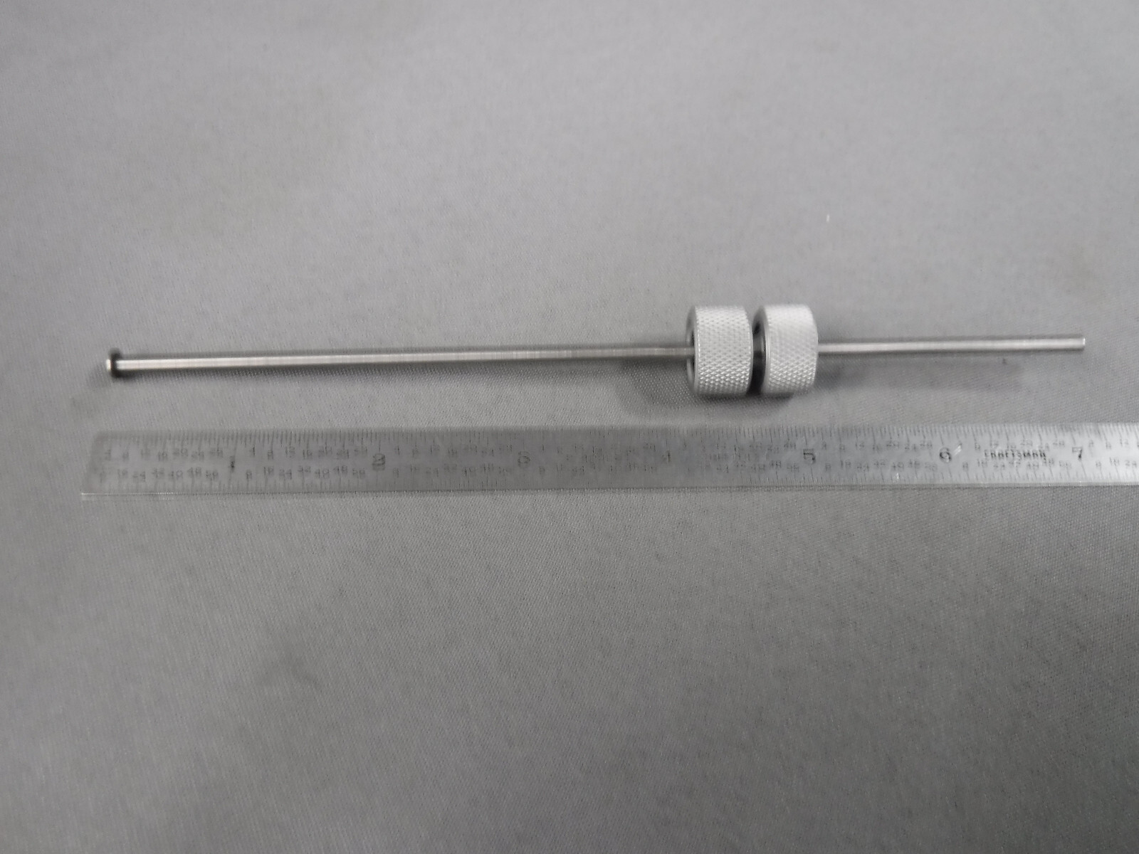 Micrometer Groove Checker for Starrett Depth Mic. .124 Diameter 7" Rod ...