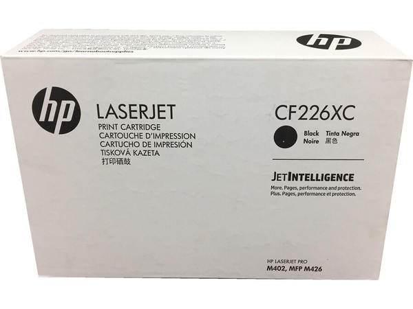 HP CF226XC 26X High Yield LaserJet Toner Cartridge - Black for sale ...