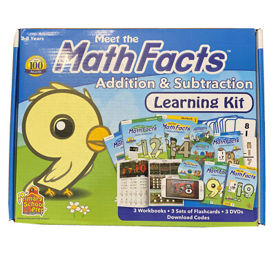 MEET THE MATH FACTS ADDITION & SUBTRACTION LEARNING KIT~Workbooks ...