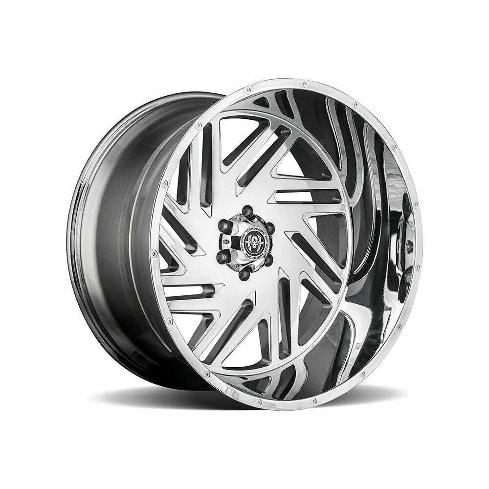 22x12 Chrome Hardcore HC11 Axel Offroad Rims Wheels 6x139.7 6x5.5 24 ...
