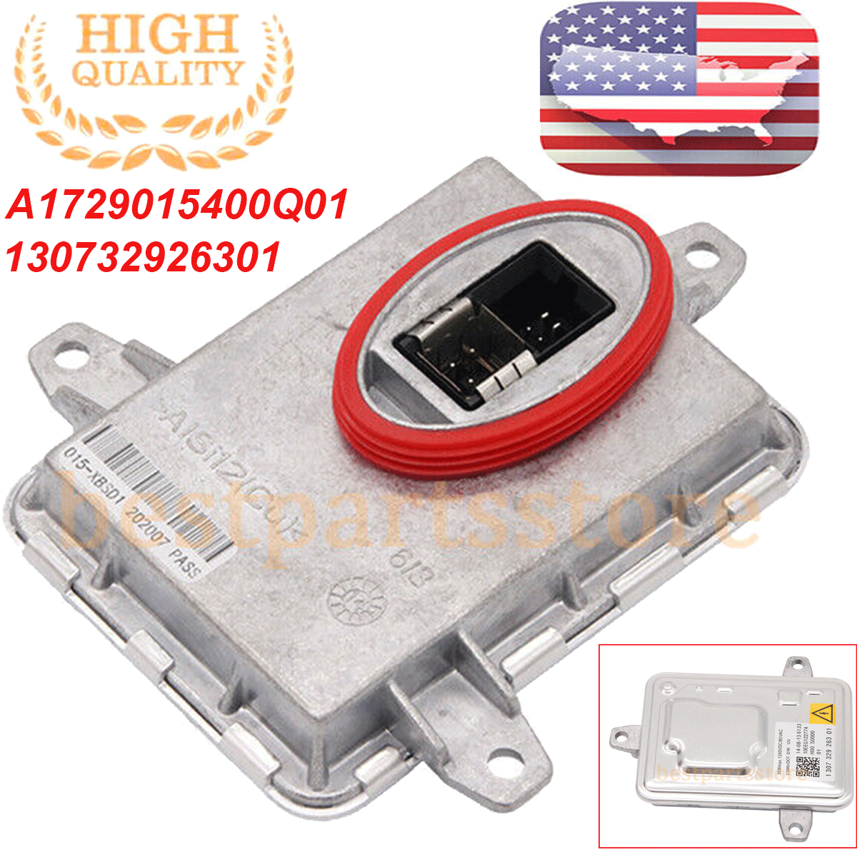 Xenon HID Headlight Ballast For Mercedes-Benz GL450 GL550 GL63 AMG ...