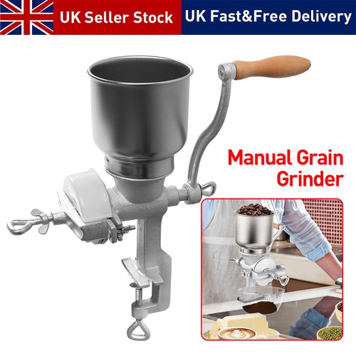 Manual Grain Grinder Machine Corn Nut Flour Mill-Kitchen Food Hand ...
