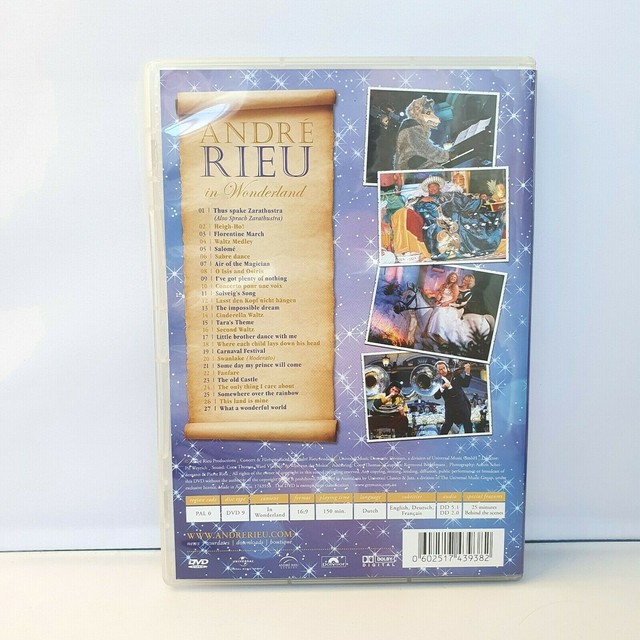 The Best of Andre Rieu 4 DVD Set - Wonderland Holiday a Dream Come True ...