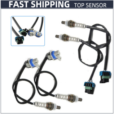 4pcs Oxygen O2 Sensor For GMC Yukon 2003-2006 Silverado 2500 234-4669 ...