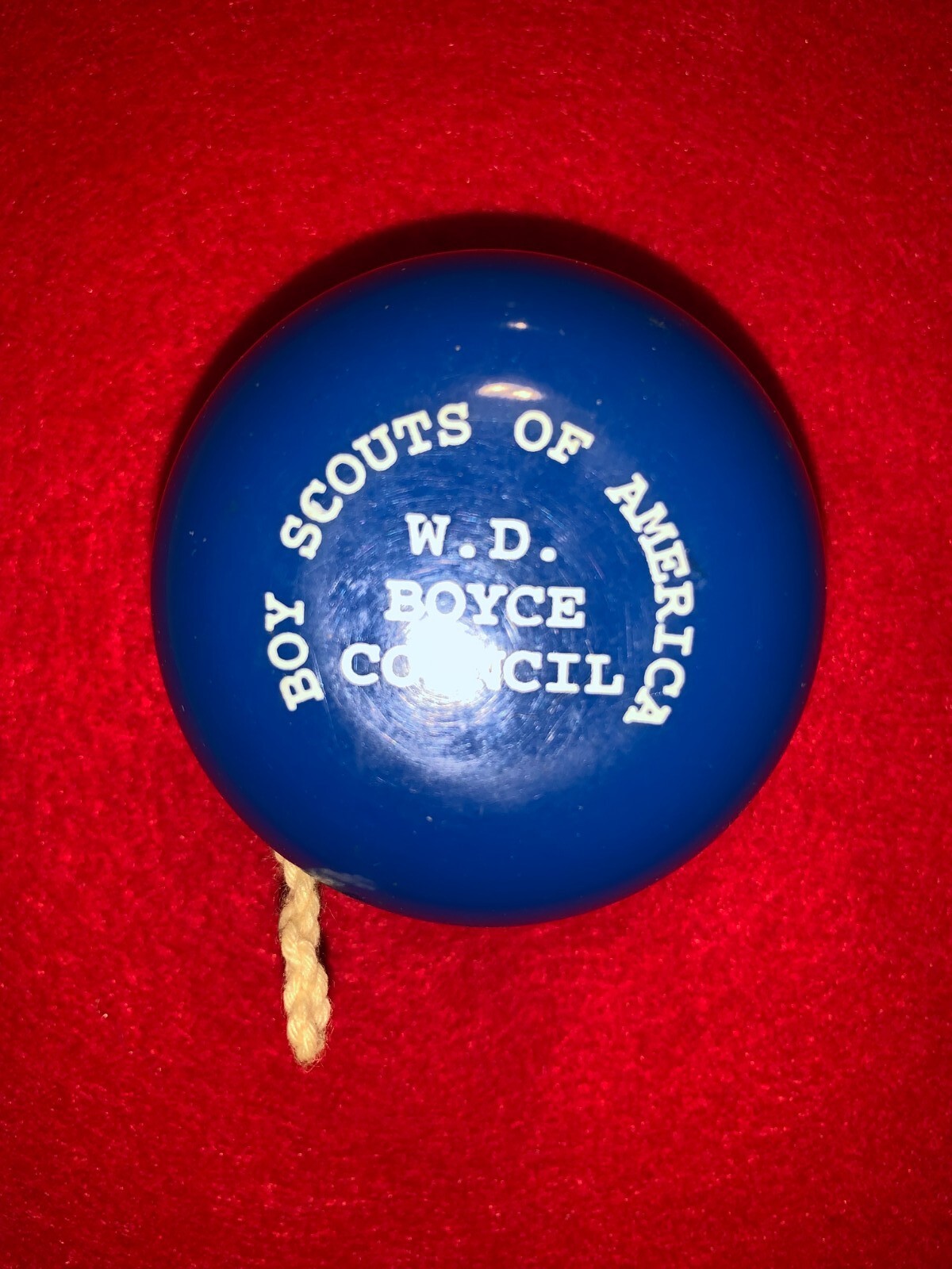 Boy Scout BSA W.D. Boyce Council Illinois Character Counts Blue Toy Yo ...