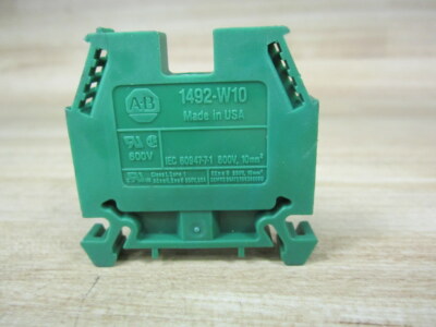 Allen Bradley 1492-W10 Block 1492W10 Green 1492-W10G (Pack of 19) | eBay