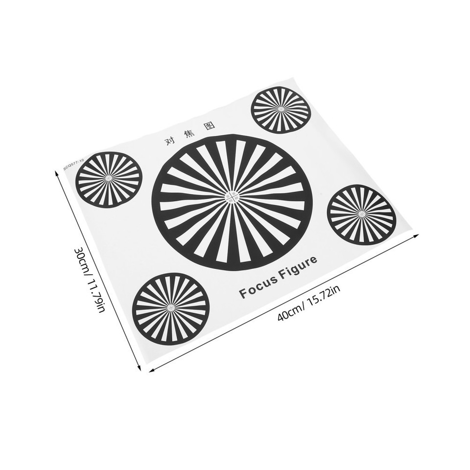 Camera Test Card Cctv Lens Focus Chart Front Setup Target Resolution ...
