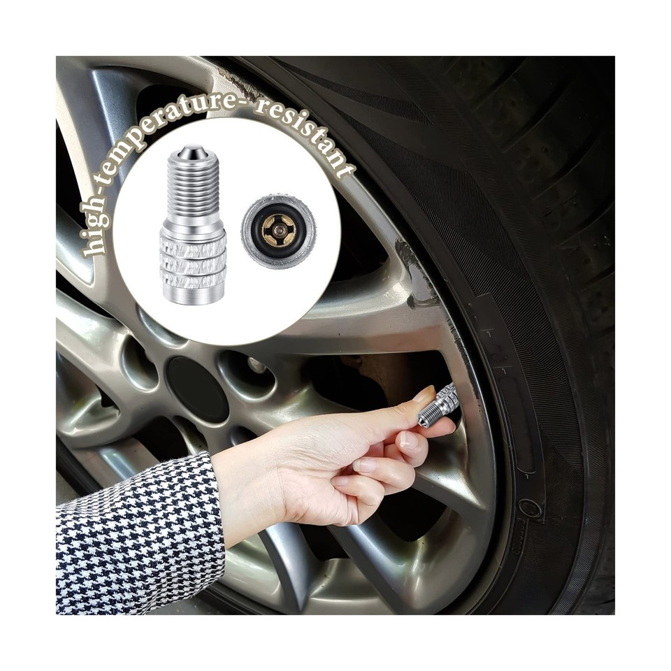 16 Pack Double Valve Stem Cap Inflate Tire Valve Flow Through Tires Cap ...