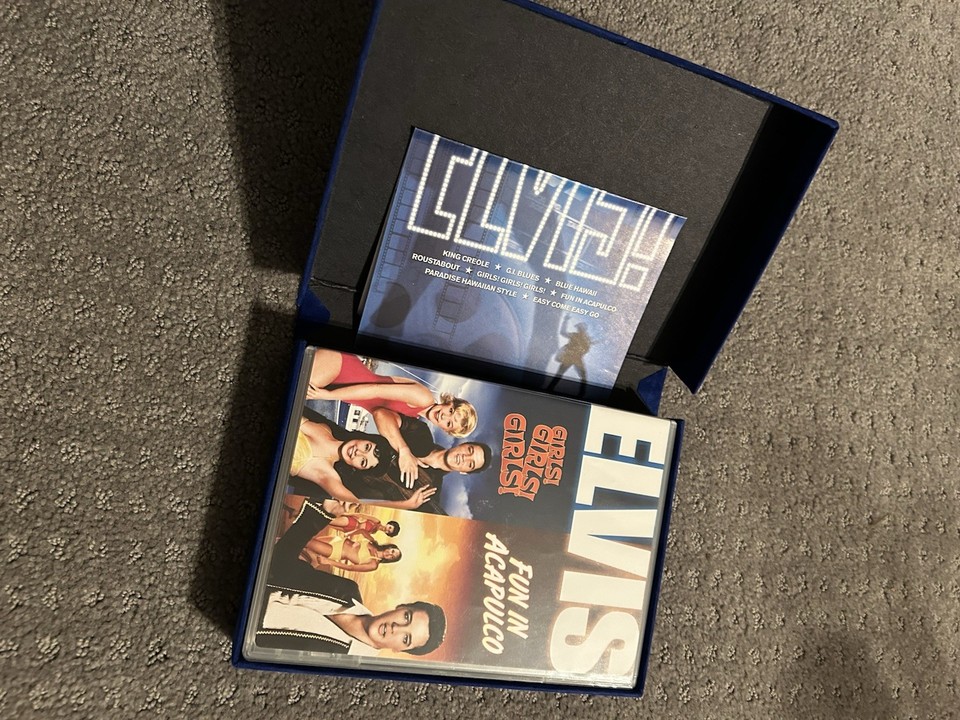 Elvis Presley, Blue Velvet, Lights Camera Elvis Collection, 4 DVD Set 8 ...
