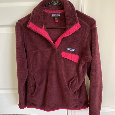 Patagonia Fleece Raspberry Small | eBay