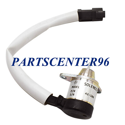 12V 42-100 41-9100 Fuel Stop Solenoid Valve Fit for Yanmar Thermo King ...